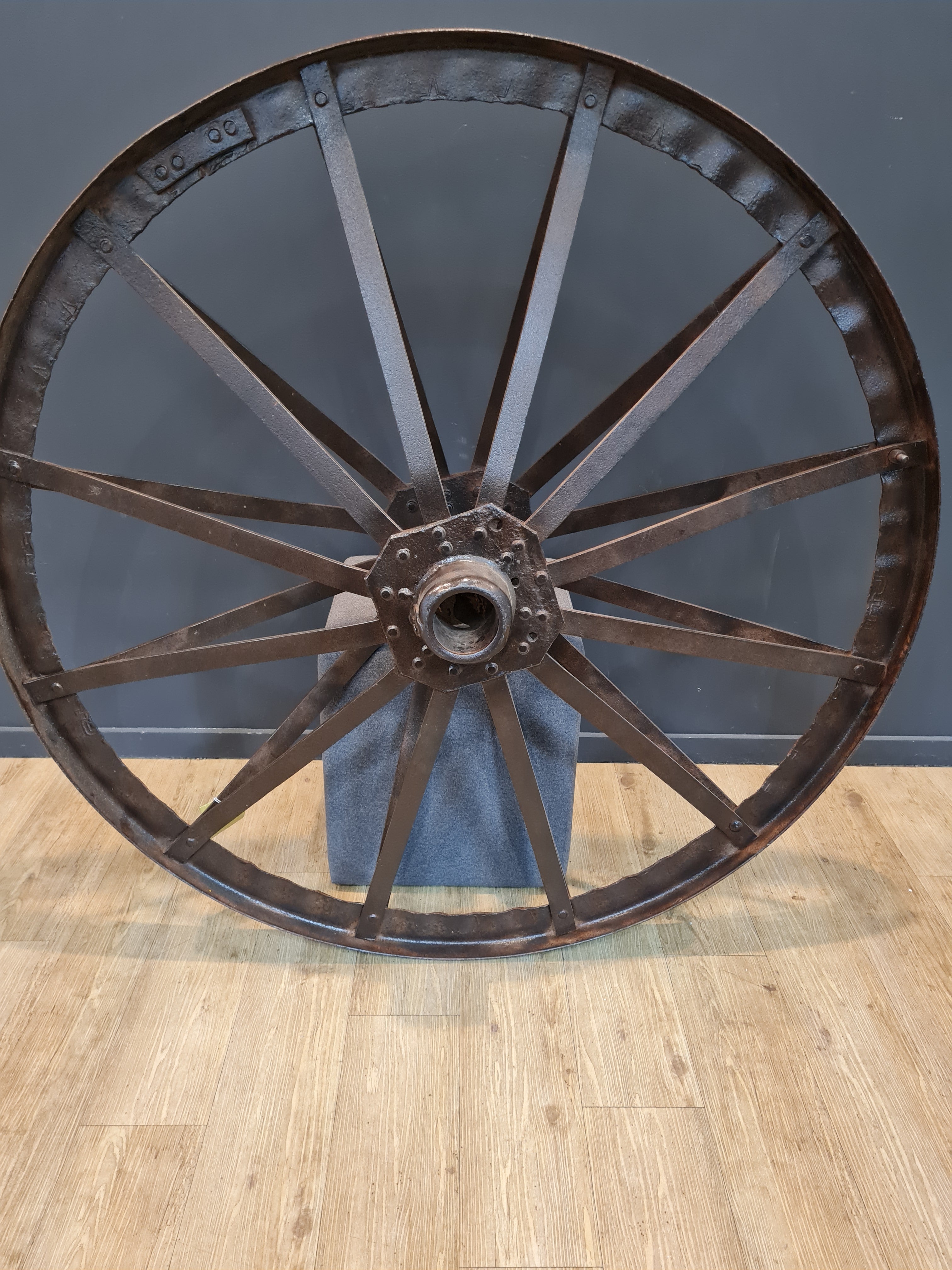 Original iron Wagon Wheel